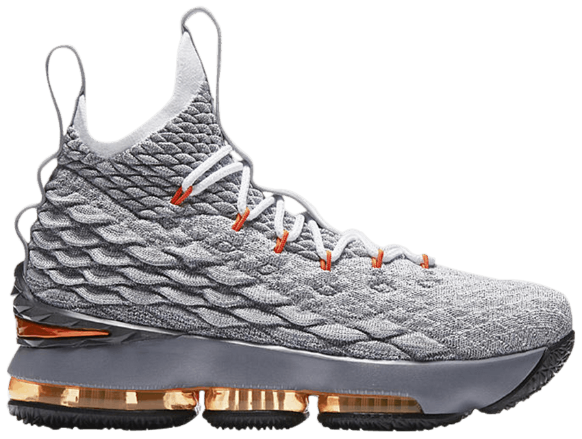 Buy Nike LeBron 15 GS 'Grey Orange' - 922811 080 | GOAT