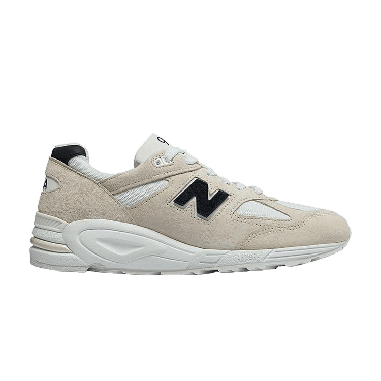 Buy New Balance 990v2 Made in USA 'Beige Black' - M990WE2 | GOAT