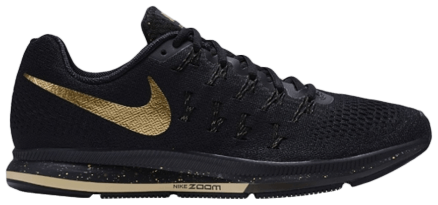 Buy Nike Air Zoom Pegasus 33 'Black and Gold' - 880103 007 | GOAT