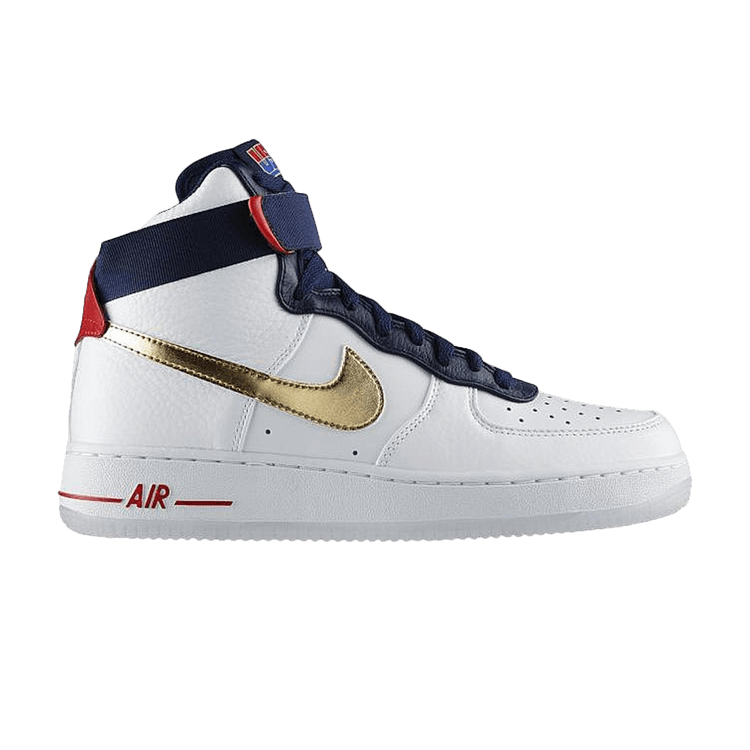 Buy Nike Air Force 1 High Premium 'USA Olympic' - 525317 100 | GOAT