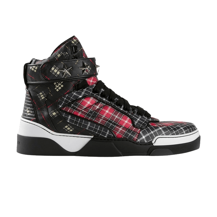 Buy Givenchy Tyson Star High Top 'Plaid' - BM08002846 | GOAT
