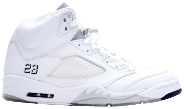 Buy Air Jordan 5 Retro+ 'White Metallic' 2000 - 136045 101 | GOAT