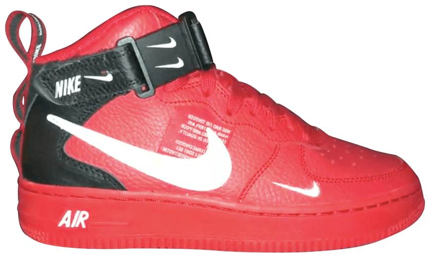 Buy Nike Air Force 1 Mid LV8 GS 'University Red' - AV3803 600 | GOAT