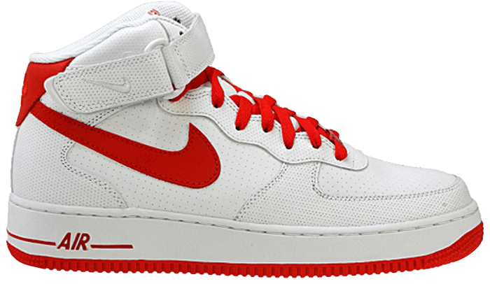 Buy Nike Air Force 1 Mid '07 'White Varsity Red' - 315123 105 | GOAT
