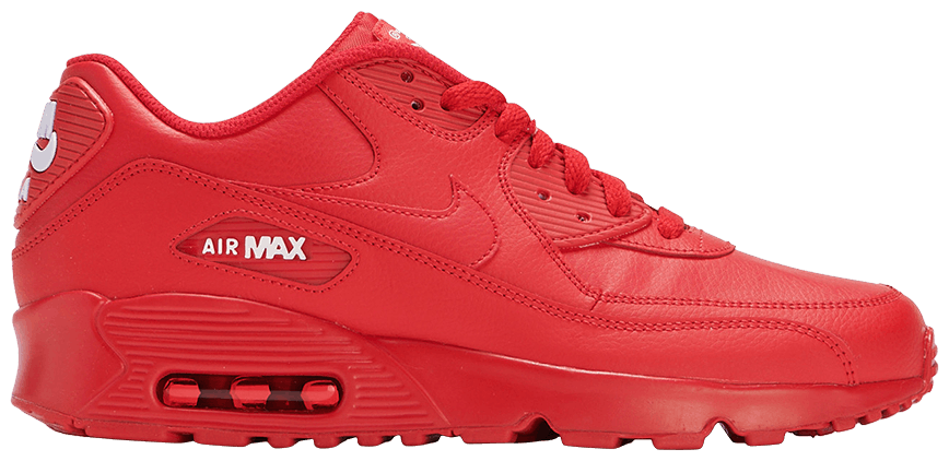 Buy Nike Air Max 90 Leather GS 'University Red' - 833412 606 | GOAT