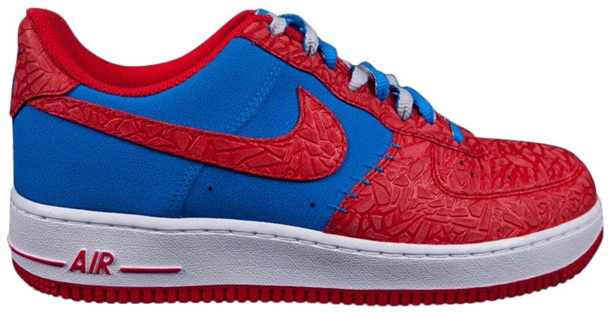 Buy Nike Air Force 1 'Photo Blue Hyper Red' - 488298 412 | GOAT