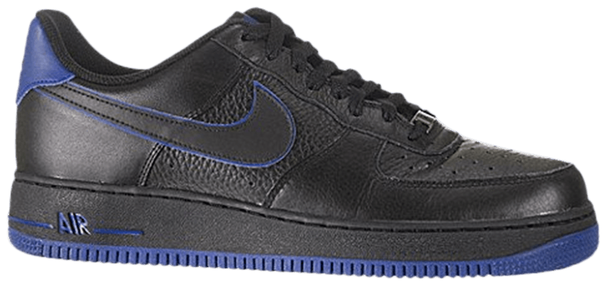 Buy Nike Air Force 1 Low 'Black Old Royal' - 488298 006 | GOAT
