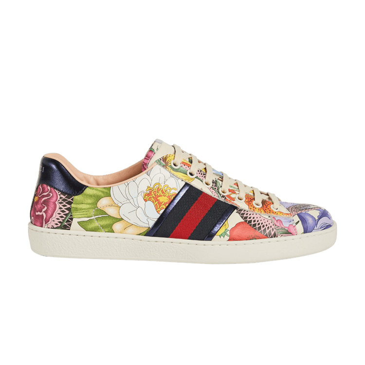 Buy Gucci Ace Leather 'Floral Snake' - 500865 DH920 9057 | GOAT