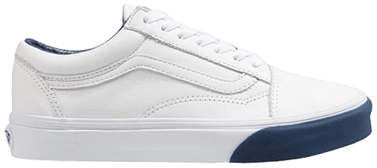 Buy Vans Old Skool Leather 'White Estate Blue' - VN0A38G1P9L | GOAT