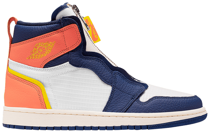 Buy Wmns Air Jordan 1 High Zip 'Blue Void Citron' - AQ3742 100 | GOAT