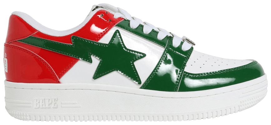 Buy Bapesta Low 'Green Red' - BAPESTA GRN RED | GOAT NL