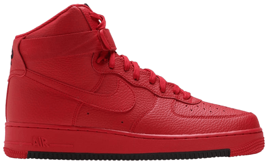 Buy Air Force 1 High 'University Red Black' - AO2440 600 | GOAT