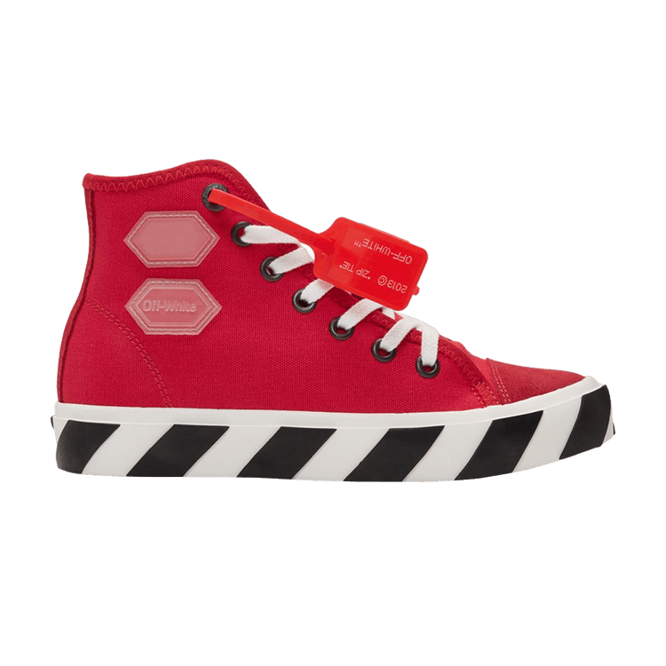 Buy Off-White Vulc High 'Red' - OMIA110R19C21035 2098 | GOAT