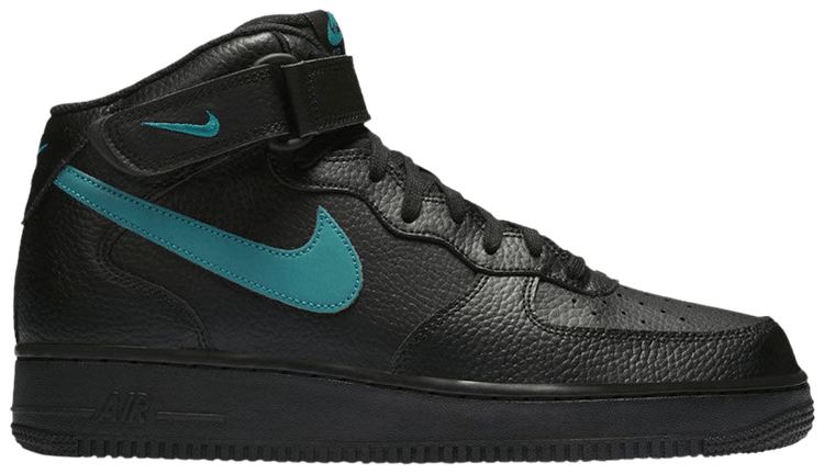 Buy Air Force 1 Mid '07 'Black Neptune Green' - 315123 045 Buy Air Force 1 Mid '07 'Black Neptune Green' - 315123 045