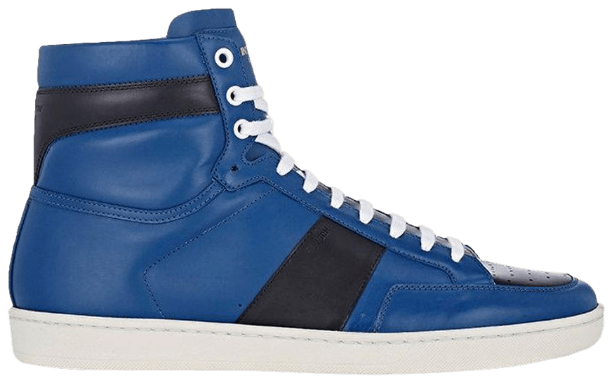 Buy Saint Laurent SL 10 High Top Sneaker Blue 418026 CN440 4537 GOAT buy-saint-laurent-sl-10-high-top-sneaker-blue-418026-cn440-4537-goat
