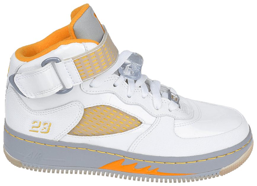 Buy Air Jordan Force 5 GS 'White Orange Peel' - 318609 181 | GOAT