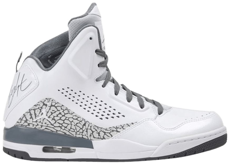 Buy Air Jordan SC-3 Premium 'White Cool Grey' - 641444 100 | GOAT