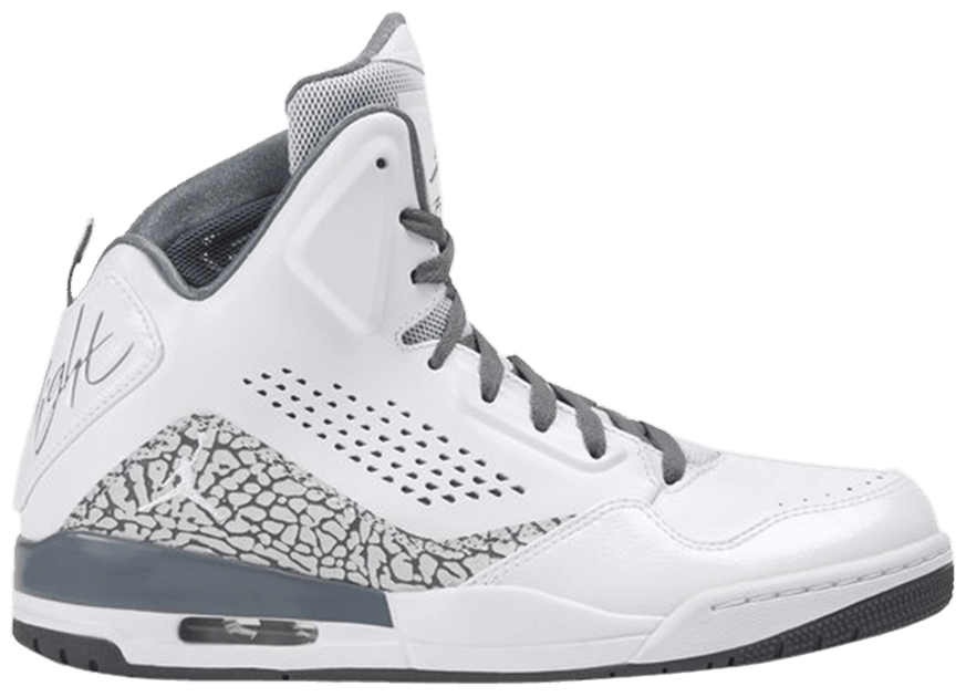 Buy Air Jordan SC-3 Premium 'White Cool Grey' - 641444 100 | GOAT