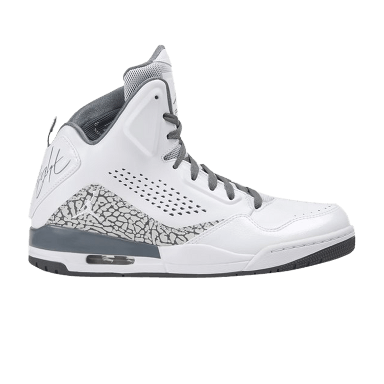 Buy Air Jordan SC-3 Premium 'White Cool Grey' - 641444 100 | GOAT