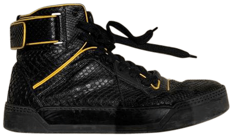 Buy Gucci Guccissima High Leather 'Python' - GUCCI PYTHON BLK | GOAT