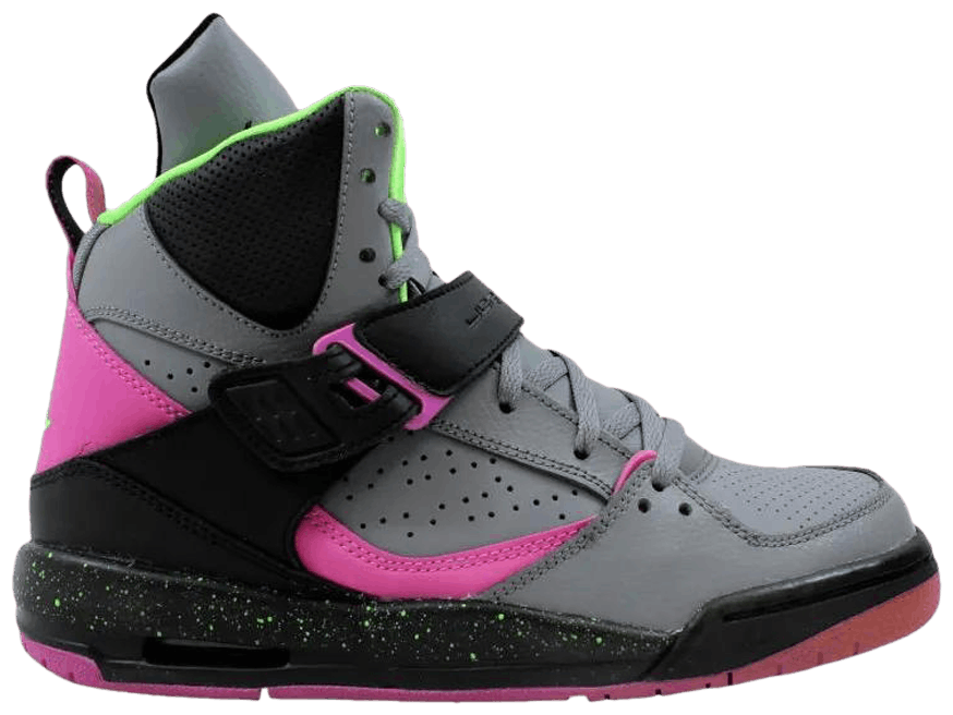 Buy Air Jordan Flight 45 High GS 'Cool Grey Lime' - 524865 037 | GOAT
