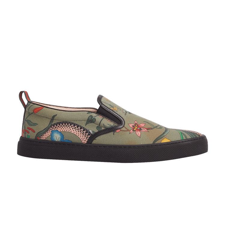 Buy Gucci Slip-On 'Flora Snake' - GUCCI SLIP SNAKE | GOAT