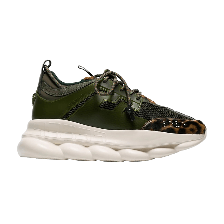 Buy Versace Chain Reaction 'Olive Leopard' - DSU7071E D13CG K3UK | GOAT
