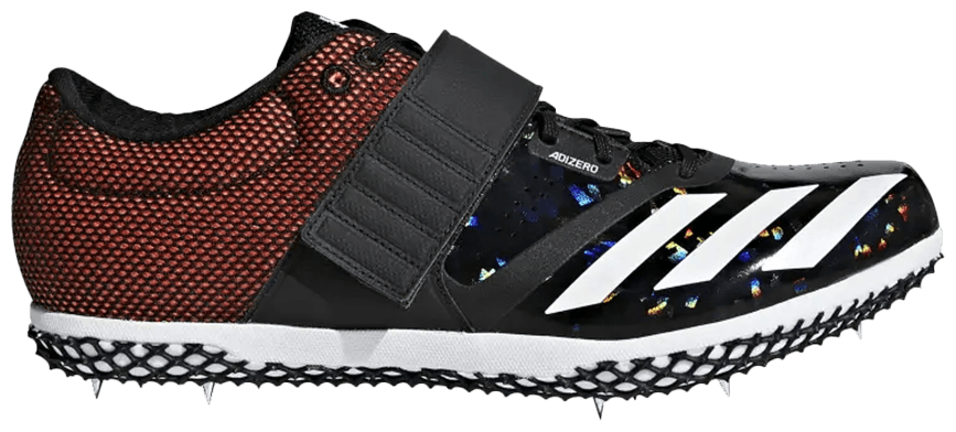 Buy Adidas Adizero High Jump 'Core Black Solar Orange' - CG3835 | GOAT
