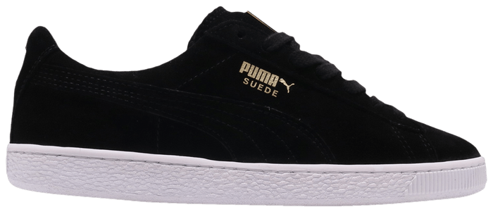 Suede Classic Metal Badge 'Black White' | GOAT