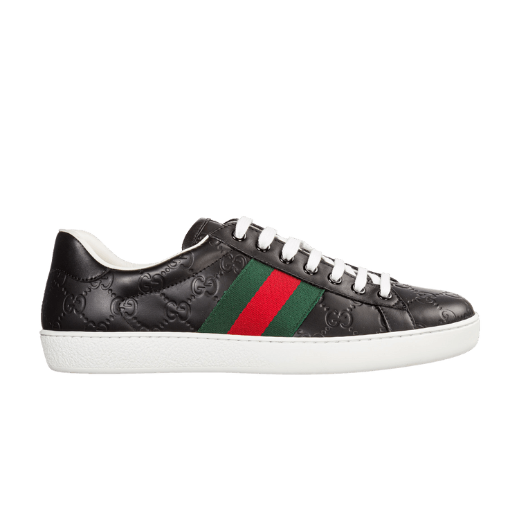 Buy Gucci Ace 'Black Logo' - 386750 CWCG0 1070 | GOAT
