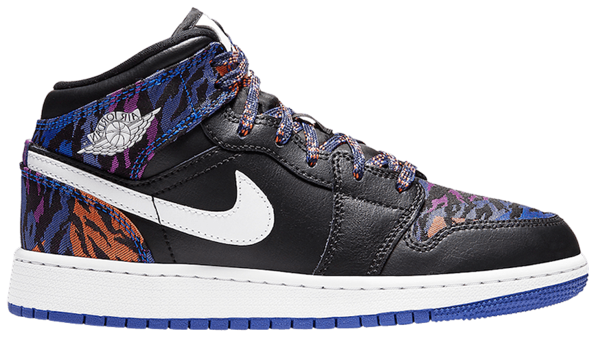 Buy Air Jordan 1 Mid SE GS 'Tiger Stripe' - AV5174 005 | GOAT