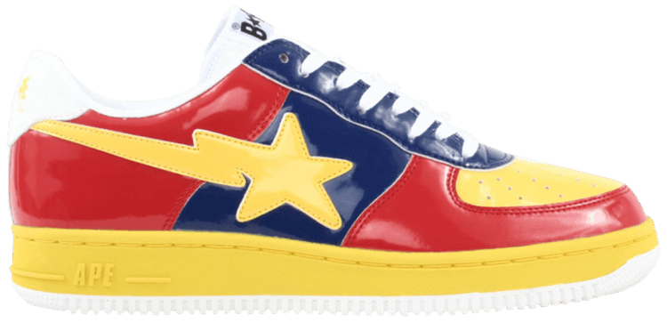 Buy Bapesta FS-001 Low 'Yellow Red Blue' - 0000000401 | GOAT