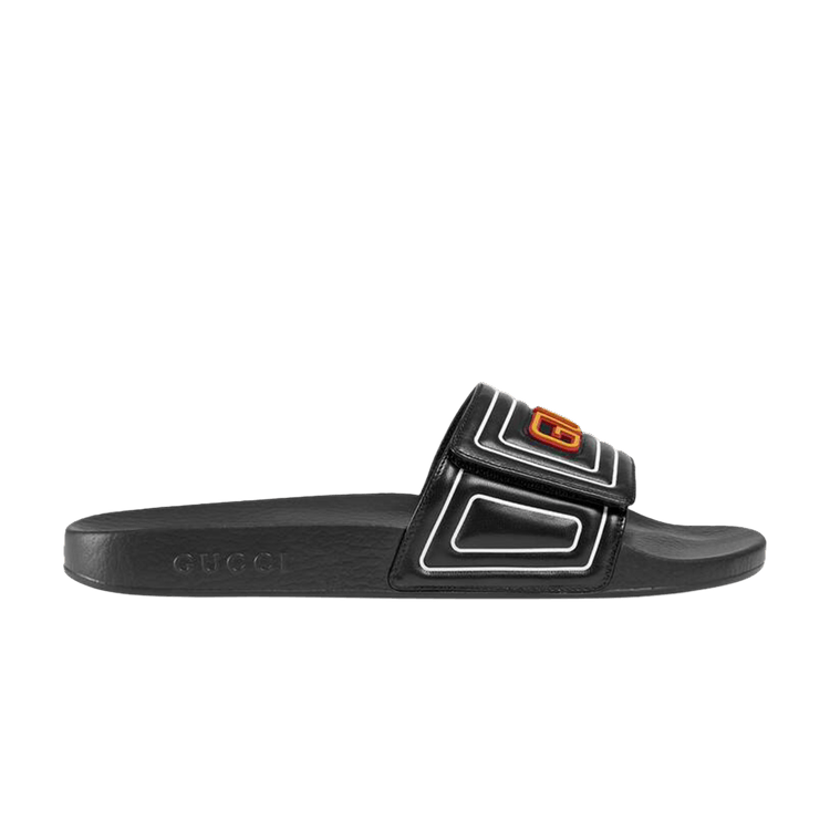 Buy Gucci Slide 'Gucci Logo - Black' - 575072 DIR00 1000 | GOAT UK