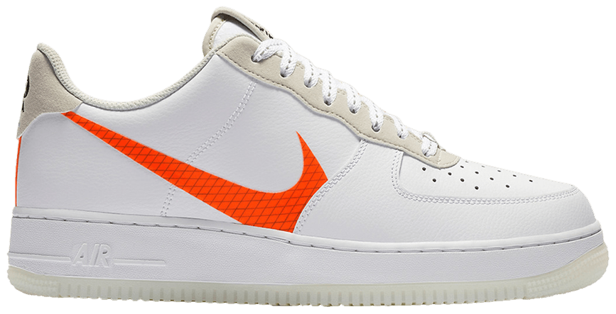 Buy Nike Air Force 1 Low 'Orange Swoosh' - CD0888 100 | GOAT