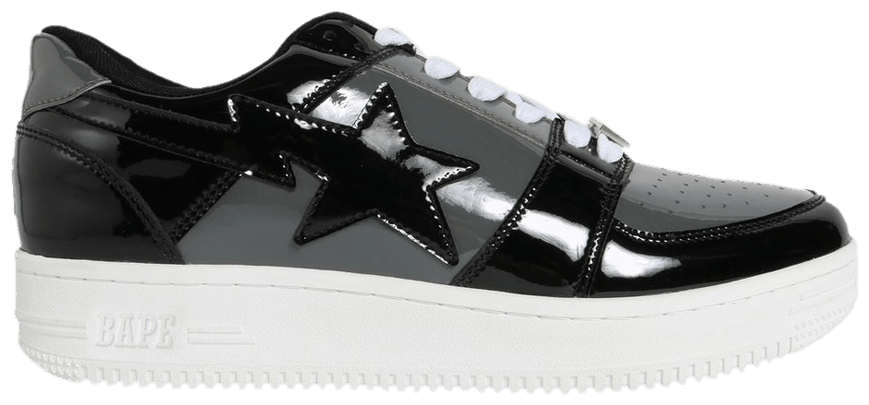 Buy Bapesta Low 'Black Grey' - 1F80191003 | GOAT