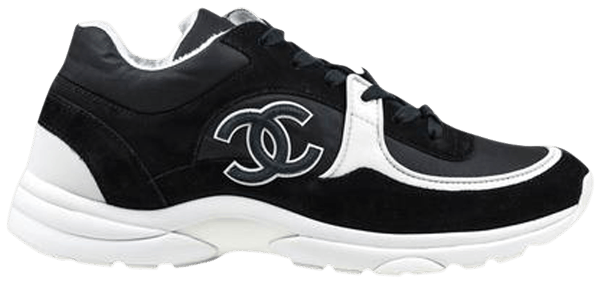 Buy Chanel CC Logo Sneaker 'Black White Reflective' - G34361 Y53654 | GOAT