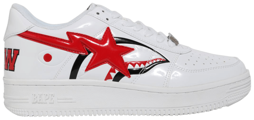 Buy Bapesta Low 'White Shark Face' - 1F70191004 | GOAT