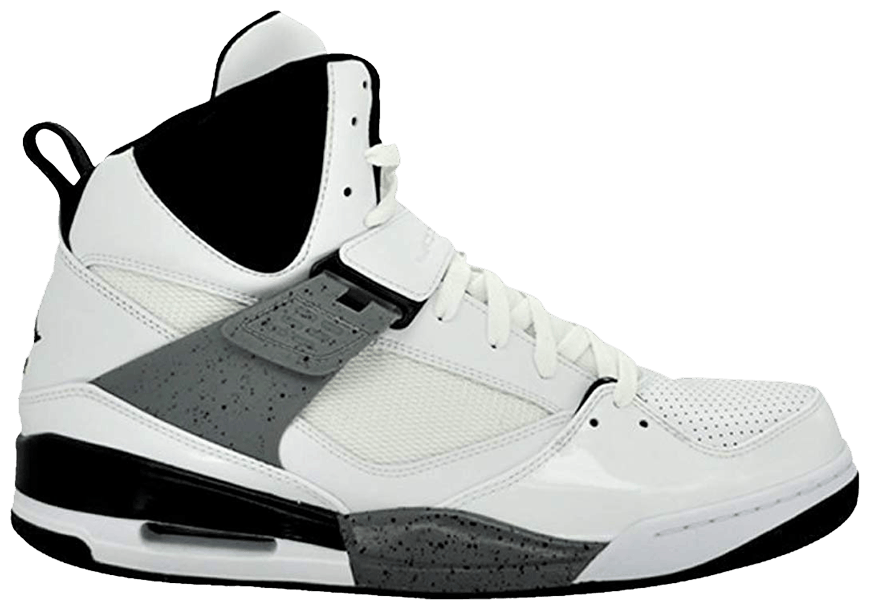 Buy Air Jordan Flight 45 High 'White Cement' - 384519 109 | GOAT