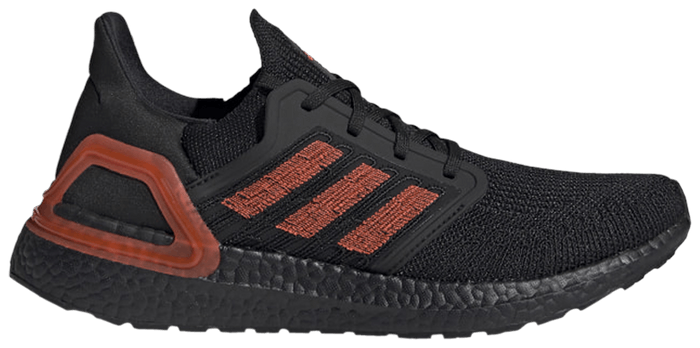 Buy Adidas UltraBoost 20 'Black Solar Red' Sample - EG0698 S | GOAT