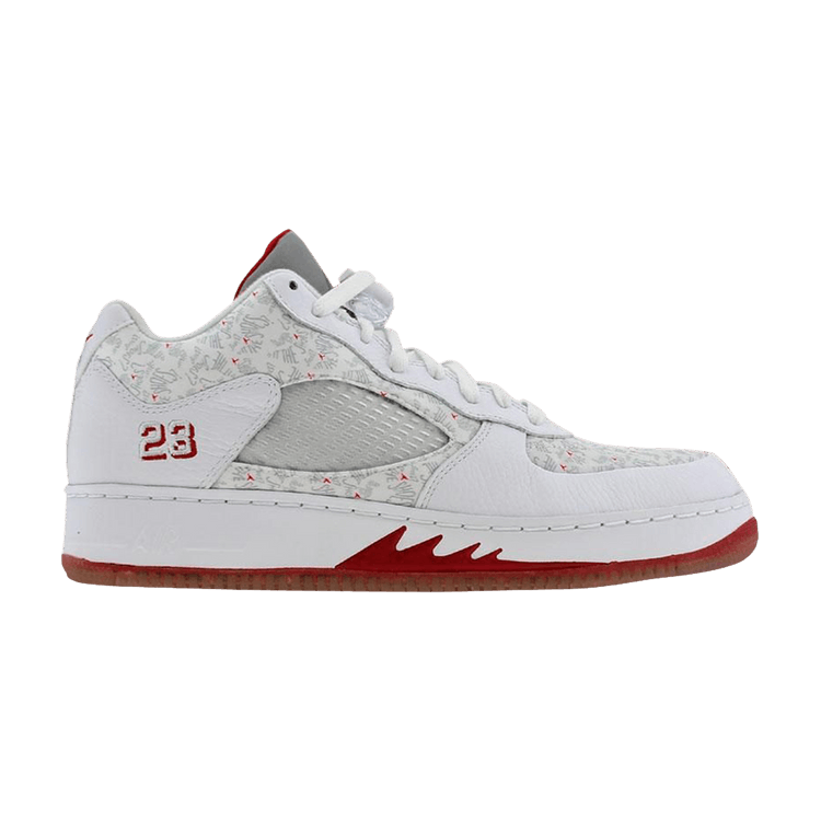 Buy Air Jordan Force 5 Low GS 'White Varsity Red' - 325332 111 | GOAT
