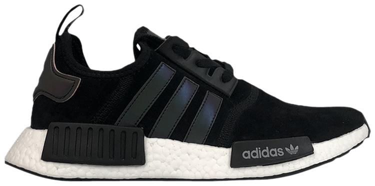 Buy Adidas NMD_R1 J 'Black Shiny Blue' - F97579 | GOAT