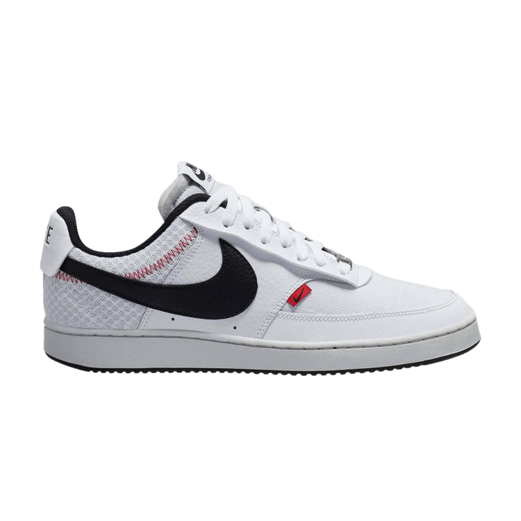 Buy Nike Court Vision Low Premium 'White Black' - CD5464 100 | GOAT