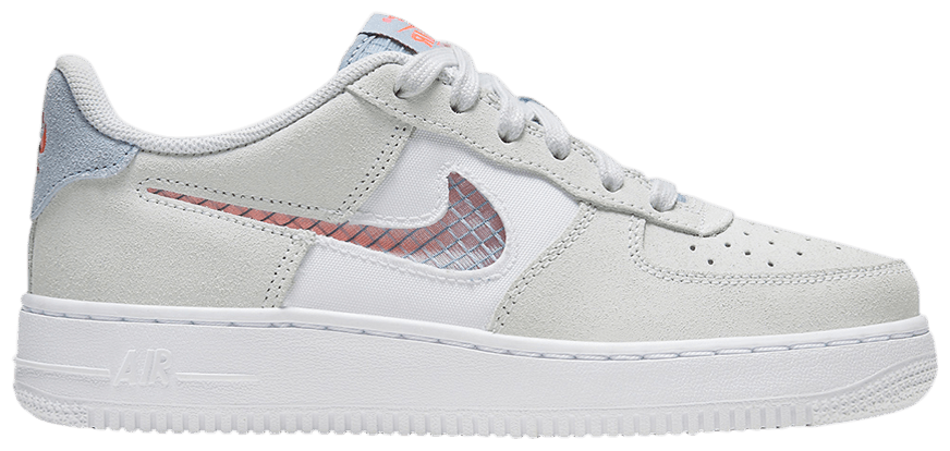 Buy Nike Air Force 1 Low GS 'Transparent White Swoosh' - CJ4093 001 | GOAT