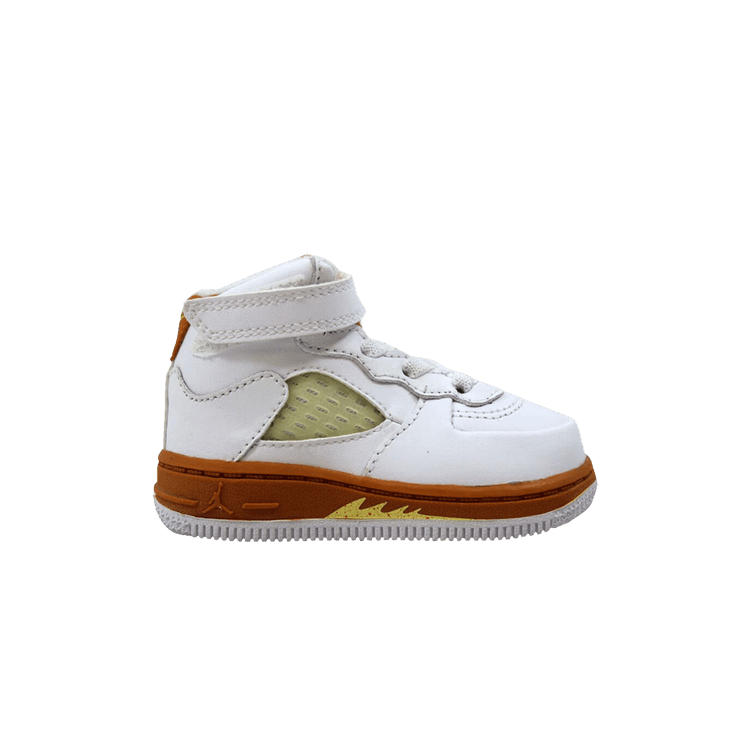 Buy Air Jordan Force 5 TD 'White Carrot Lemon' - 318605 181 | GOAT