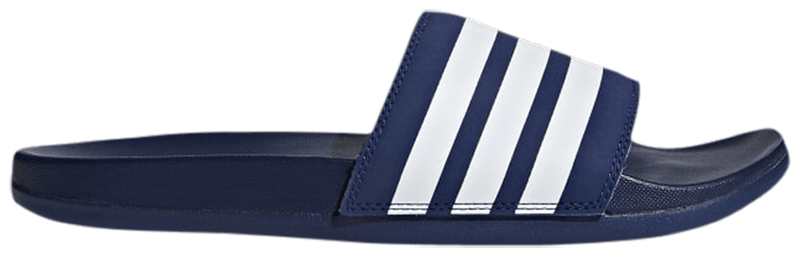 Buy Adidas Adilette Comfort Slides 'Dark Blue White' - B42114 | GOAT