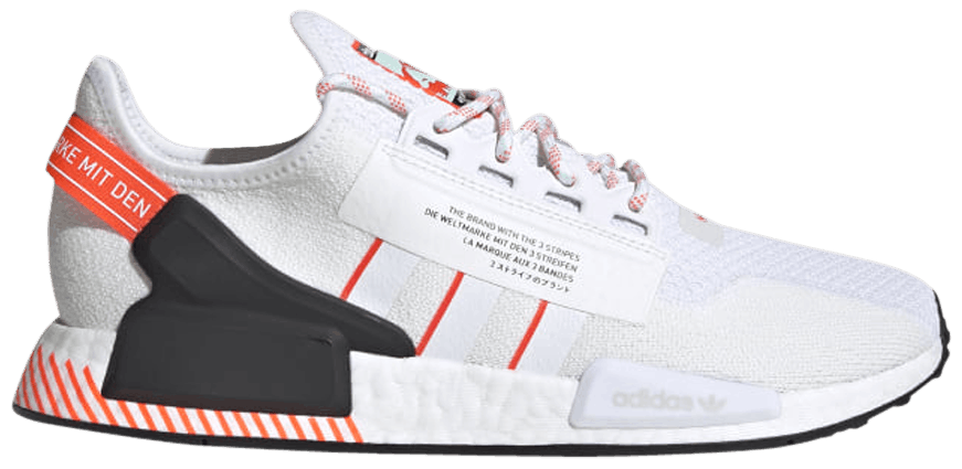 Buy NMD_R1 V2 'White Solar Red' - FW6410 | GOAT