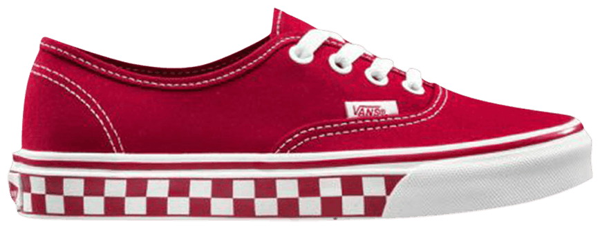 Buy Authentic 'Checkerboard - Racing Red' - VN0A38EMT1E | GOAT