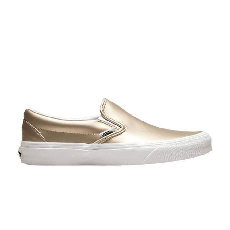 Buy Classic Slip-On 'Muted Metallic - Gold' - VN0A38F7Q8E | GOAT