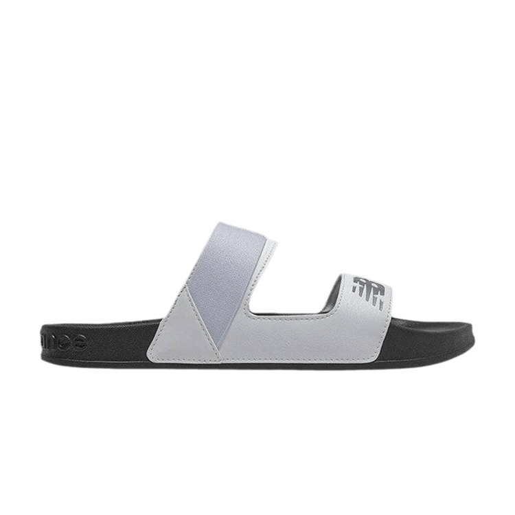 Buy 202 Slides 'White Silver' - SWF202DWB | GOAT