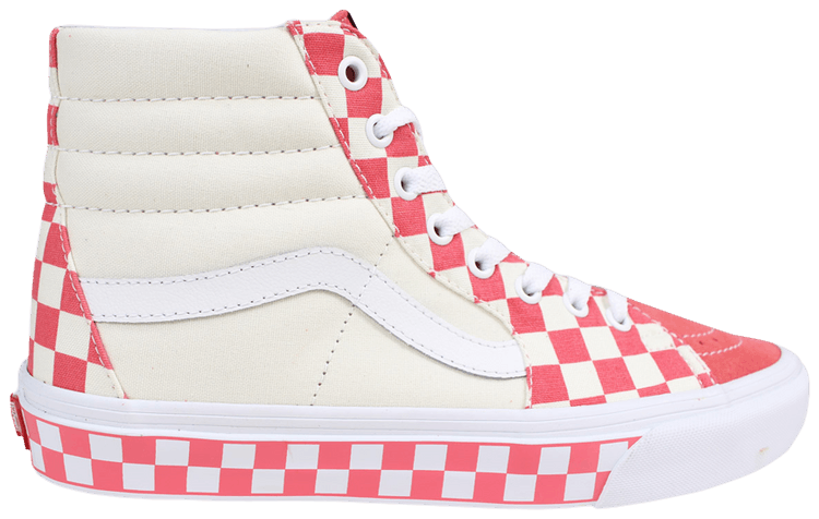 Buy Sk8-Hi 'Checker Sidewall - Spiced Coral' - VN0A38GEQCI | GOAT